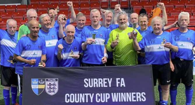 Walking footballers are national team of the year | haslemereherald.com