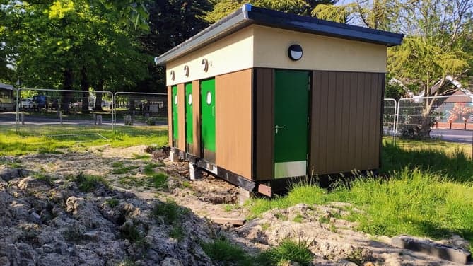 New public toilets open at last – a year after they were built ...