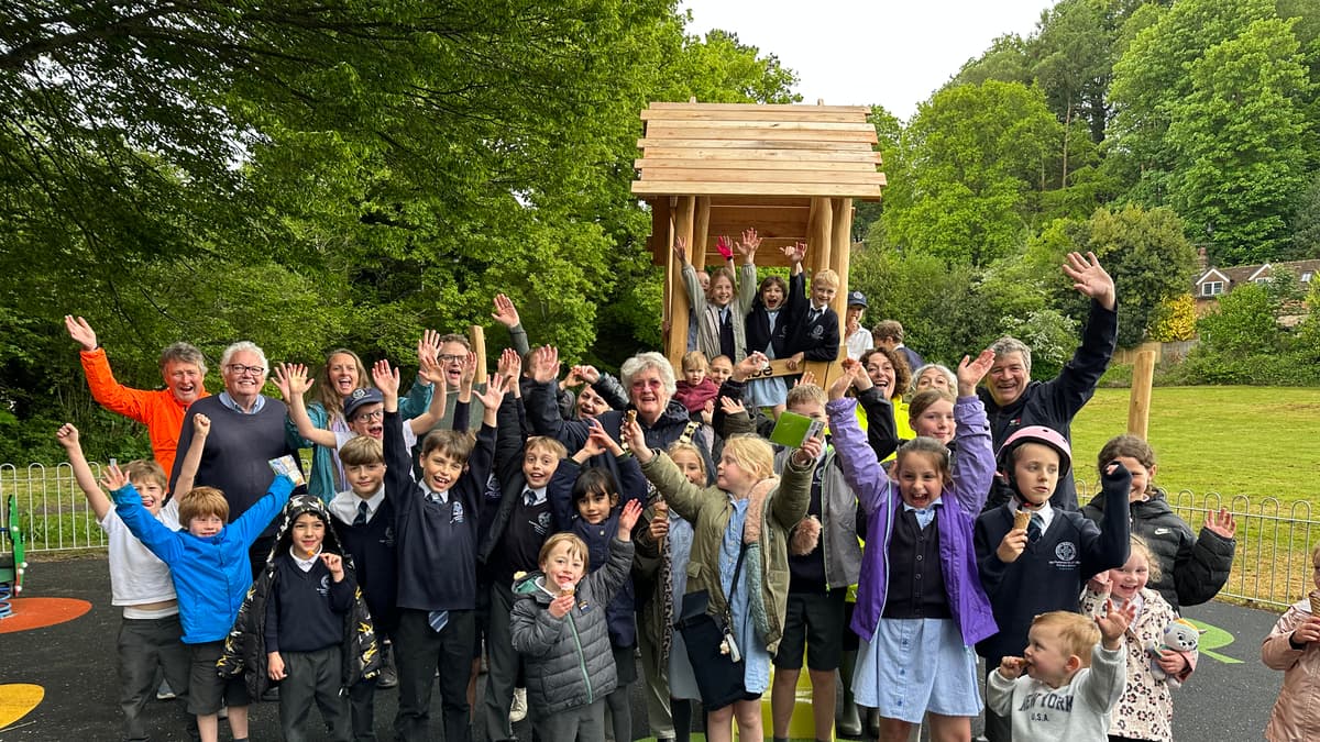 Haslemere unveils £130,000 transformation of Meadow Town Park ...